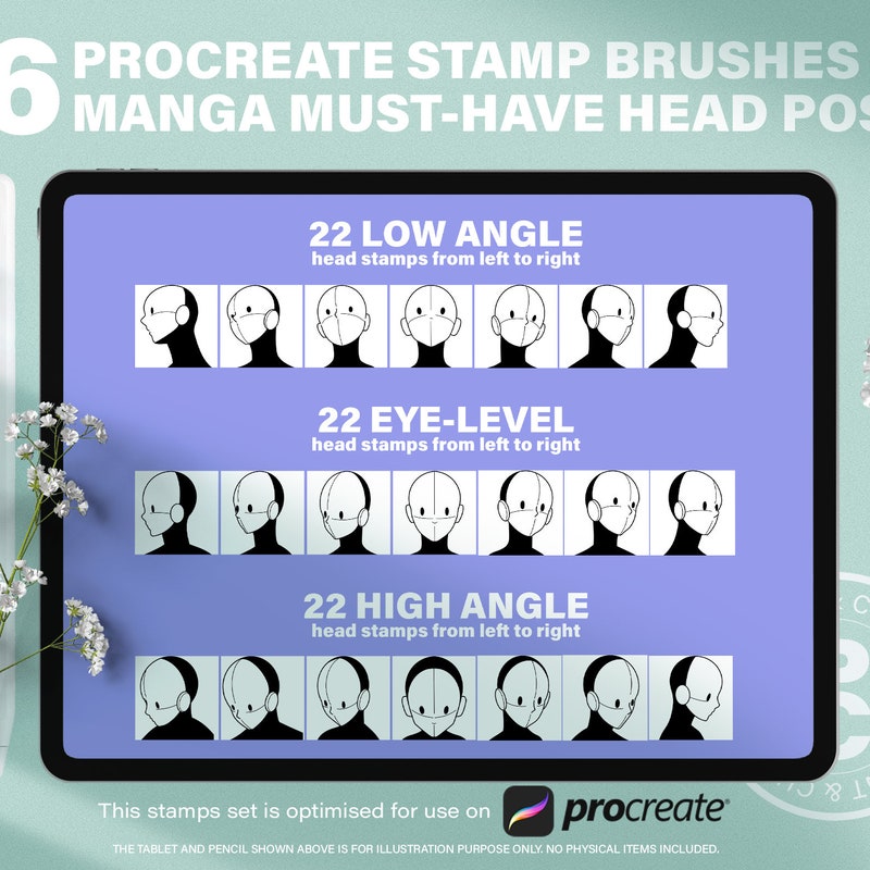 Procreate Head Stamp - Etsy