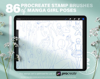 72 Manga Male Dynamic Action Poses Stamps Guide. Anime Line Draft Male ...