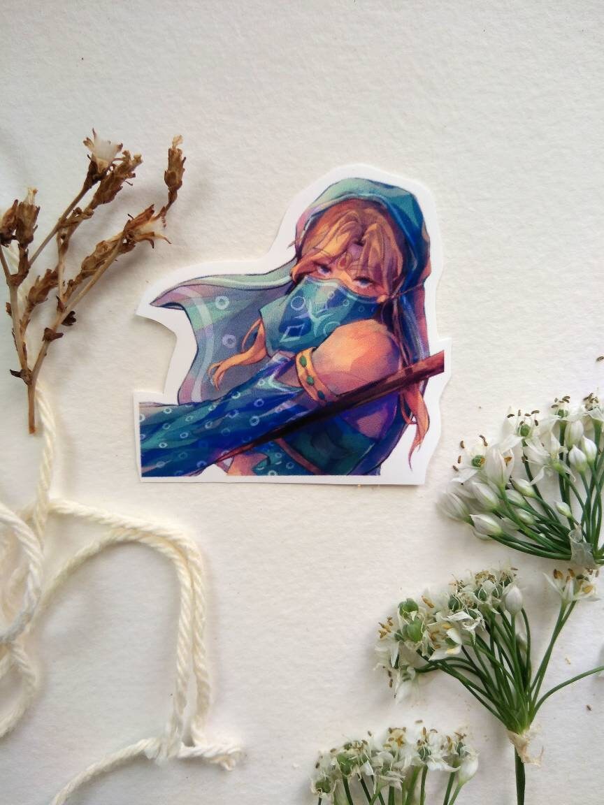 Link BOTW Sticker gerudo Link Legend of Zelda Breath of the - Etsy