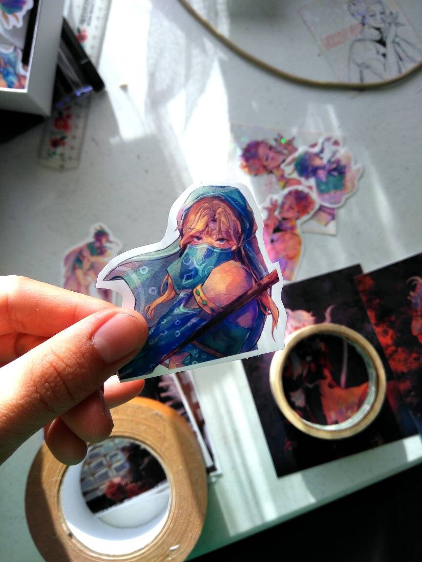 Link BOTW Sticker gerudo Link Legend of Zelda Breath of the - Etsy