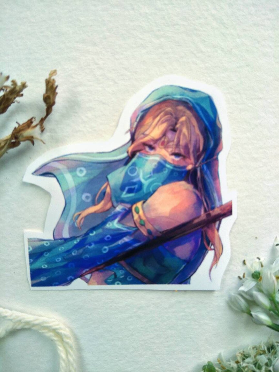 Link BOTW Sticker -gerudo Link Legend of Zelda Breath of the Wild ...