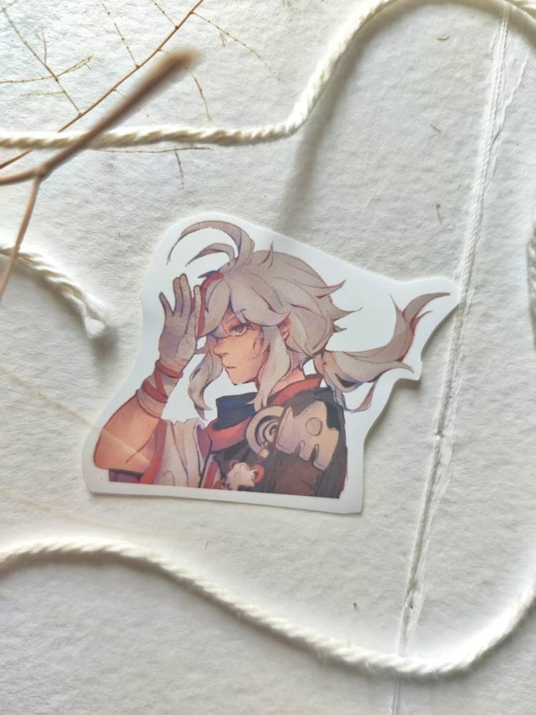 Kazuha Sticker -anemo Genshin Impact Kaedehara -waterproof Vinyl ...