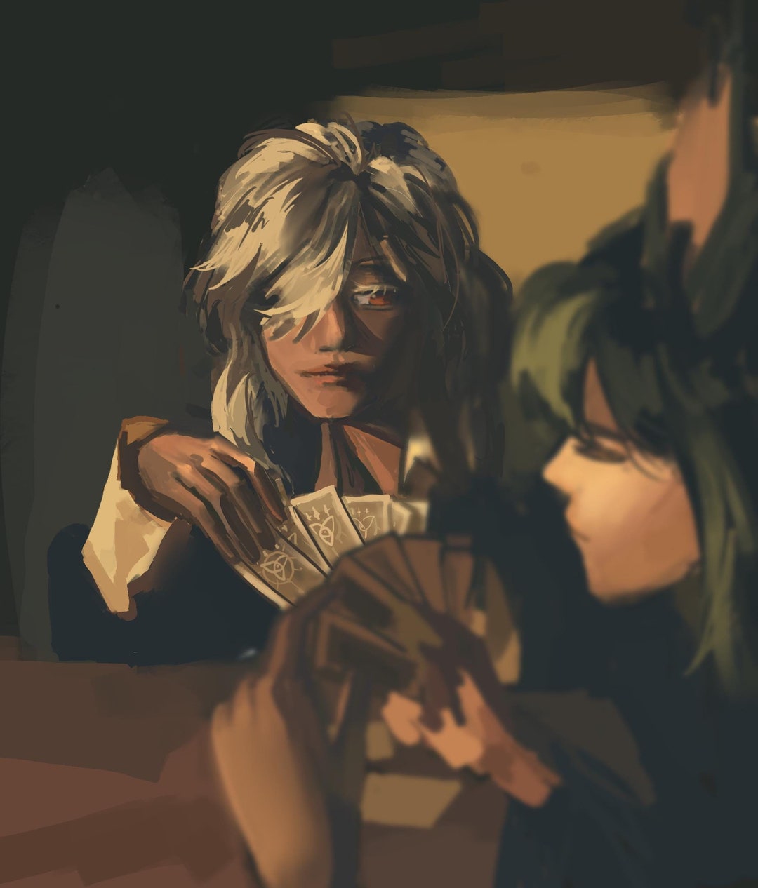 Cyno & Tighnari Print 5x6 -genshin Impact Art Print -anime Art Print ...