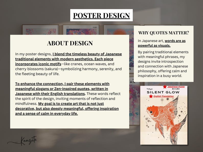 Modern Japanese Digital Wall Art Bundle | Set of 12 Vintage Asian ...