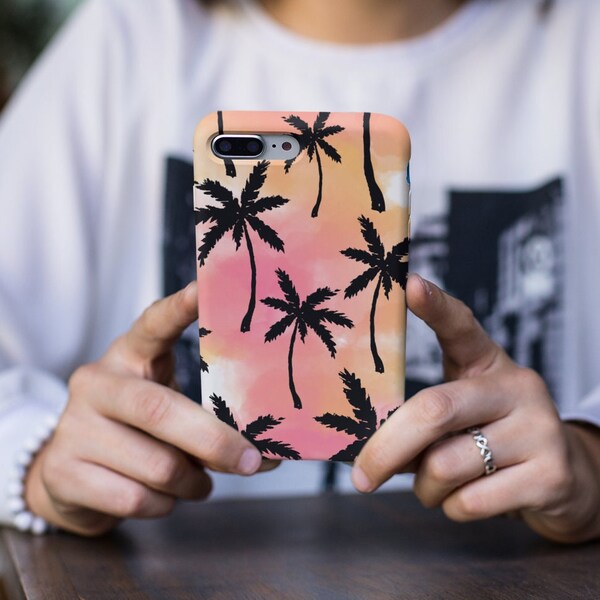Palm Tree Phone Case - Etsy