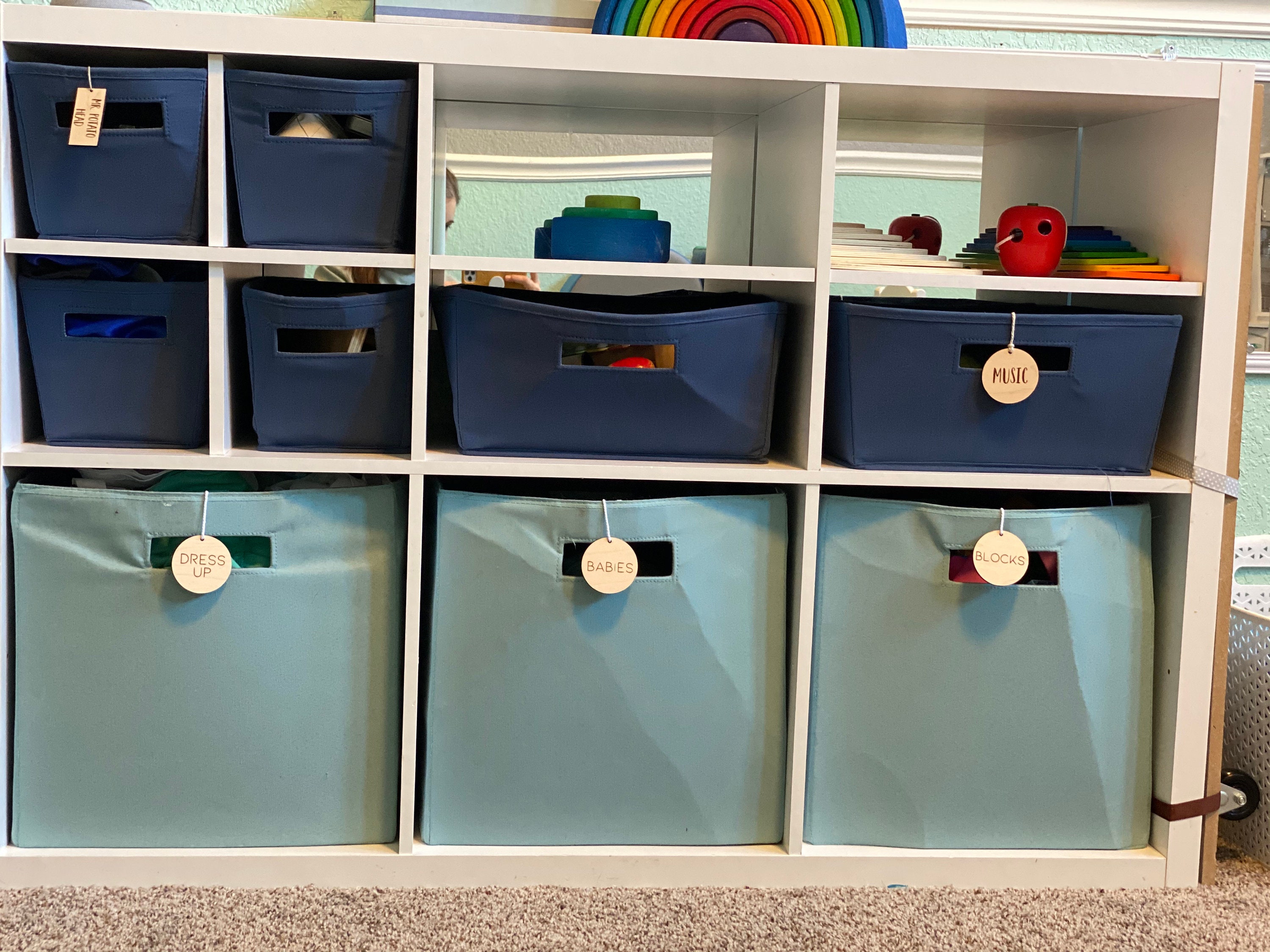 Custom Wooden Toy Labels // Wood Labels for Organizing // Wood | Etsy