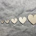 Wooden Heart Name Tag // Engraved Heart Name Tag // Wedding Labels ...