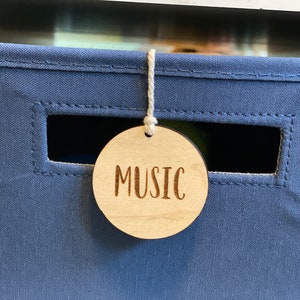 Custom Wooden Toy Labels // Wood Labels for Organizing // Wood Toy Bin ...