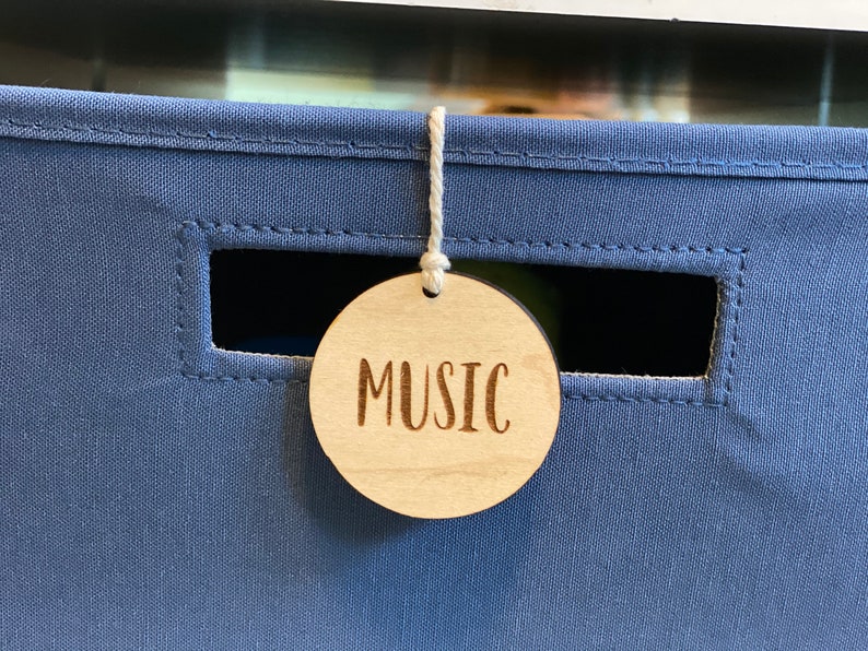 Custom Wooden Toy Labels // Wood Labels for Organizing // Wood - Etsy