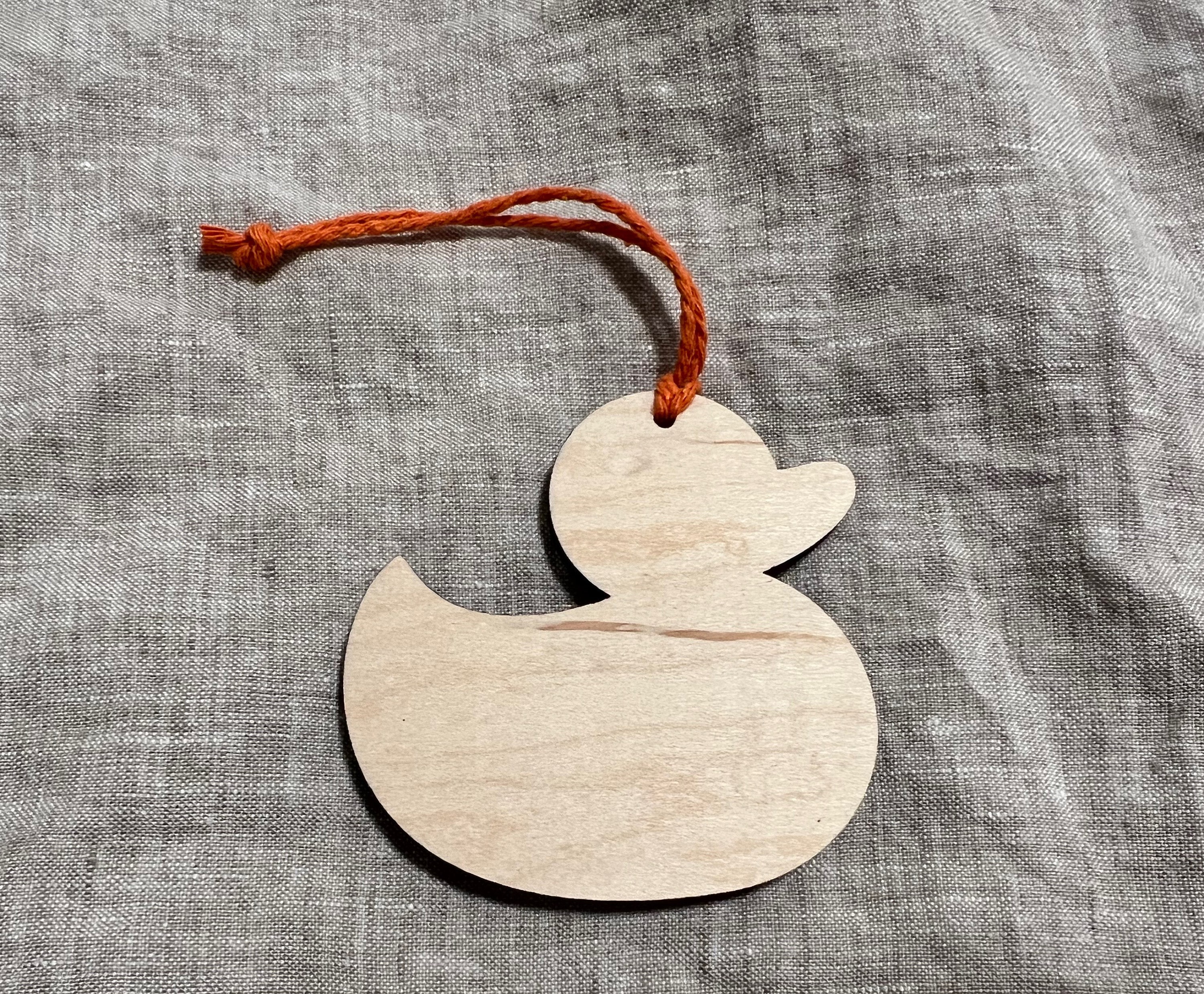 Wooden Rubber Duck Name Tag // Engraved Duck Name Tag // Duck Name Tag ...