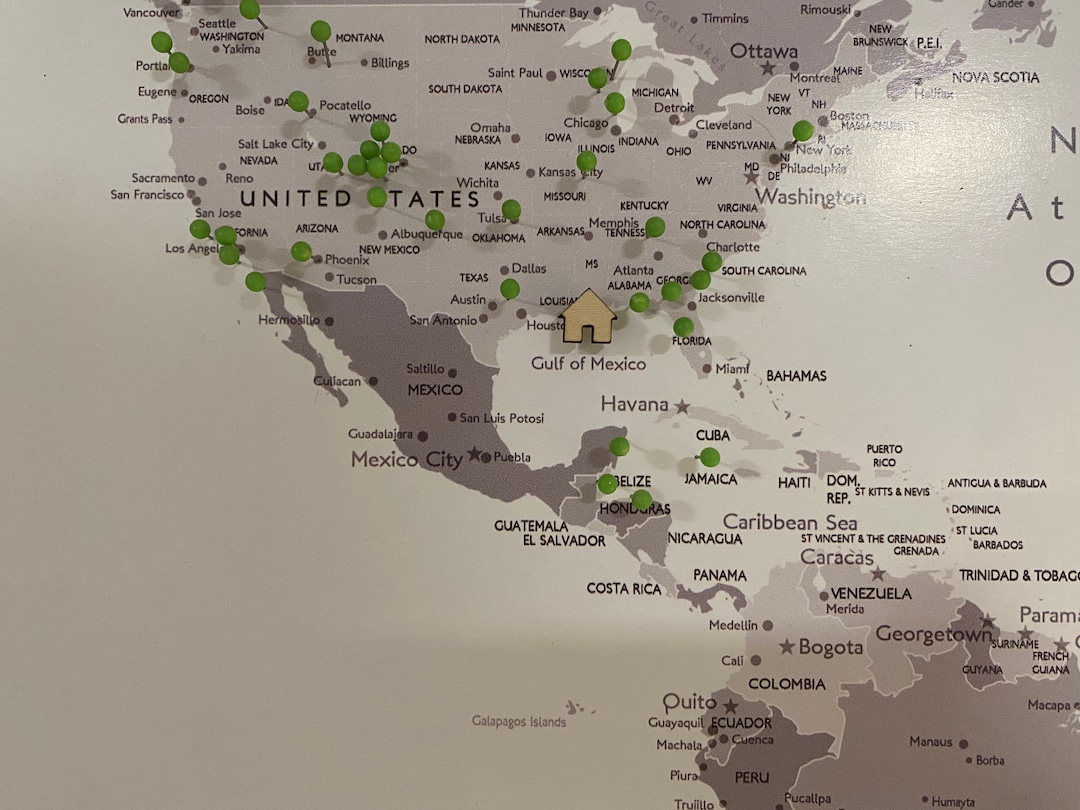 House Push Pin // House Map Push Pins // Push Pins // House Push Pins ...