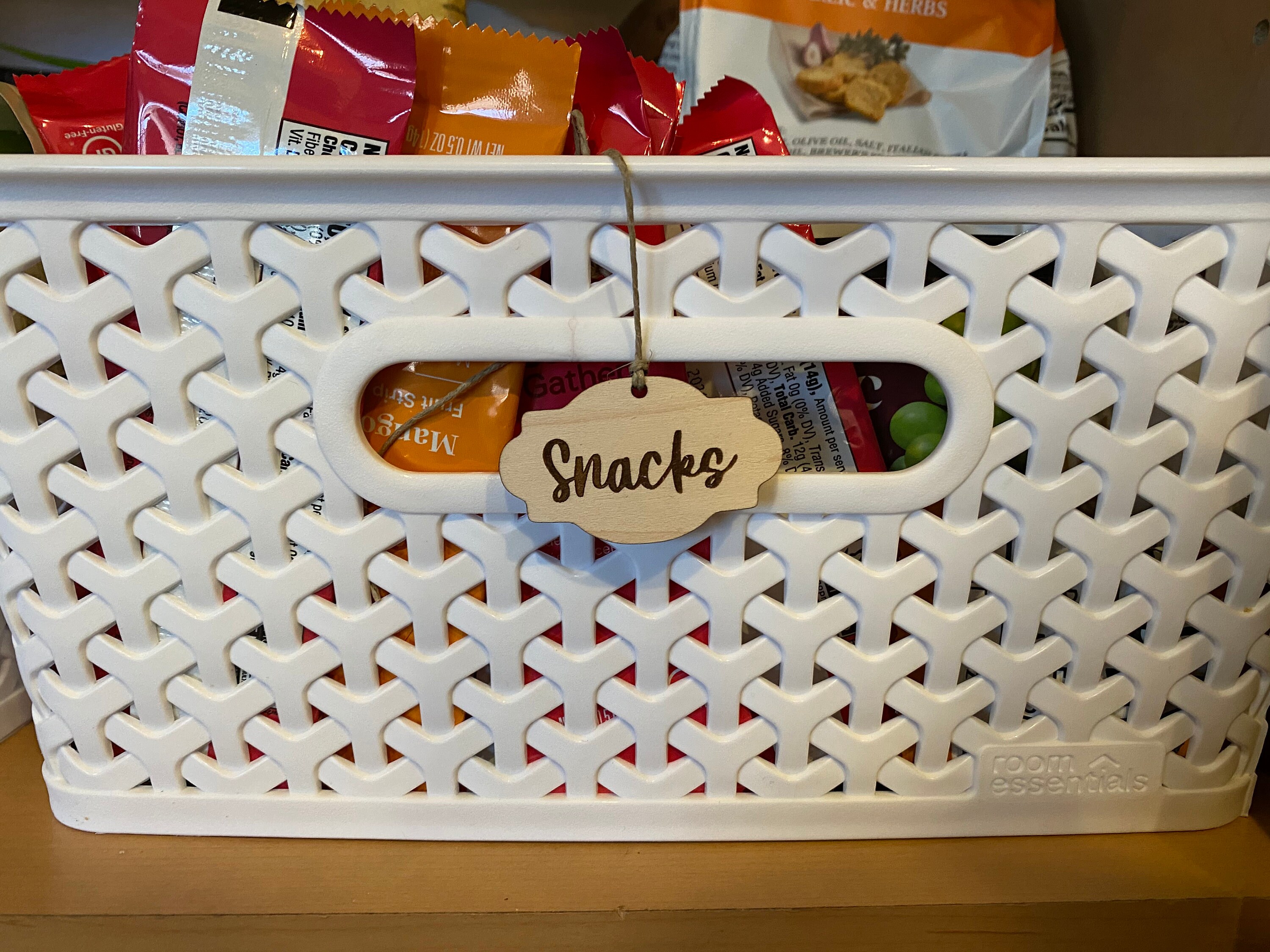 Custom Wooden Pantry Labels // Wood Kitchen Labels // Wood Pantry Bin ...