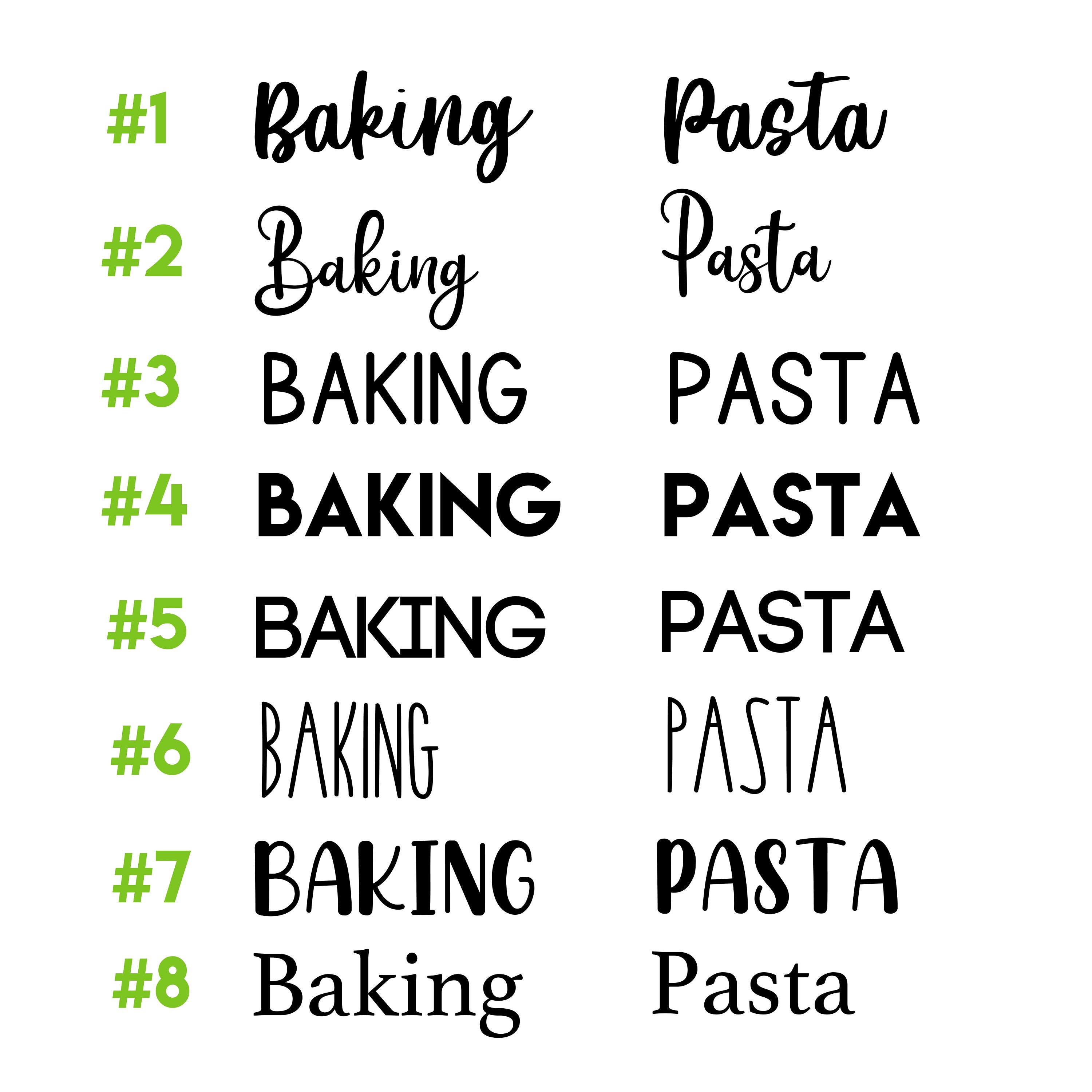 Custom Wooden Pantry Labels // Wood Kitchen Labels // Wood Pantry Bin ...