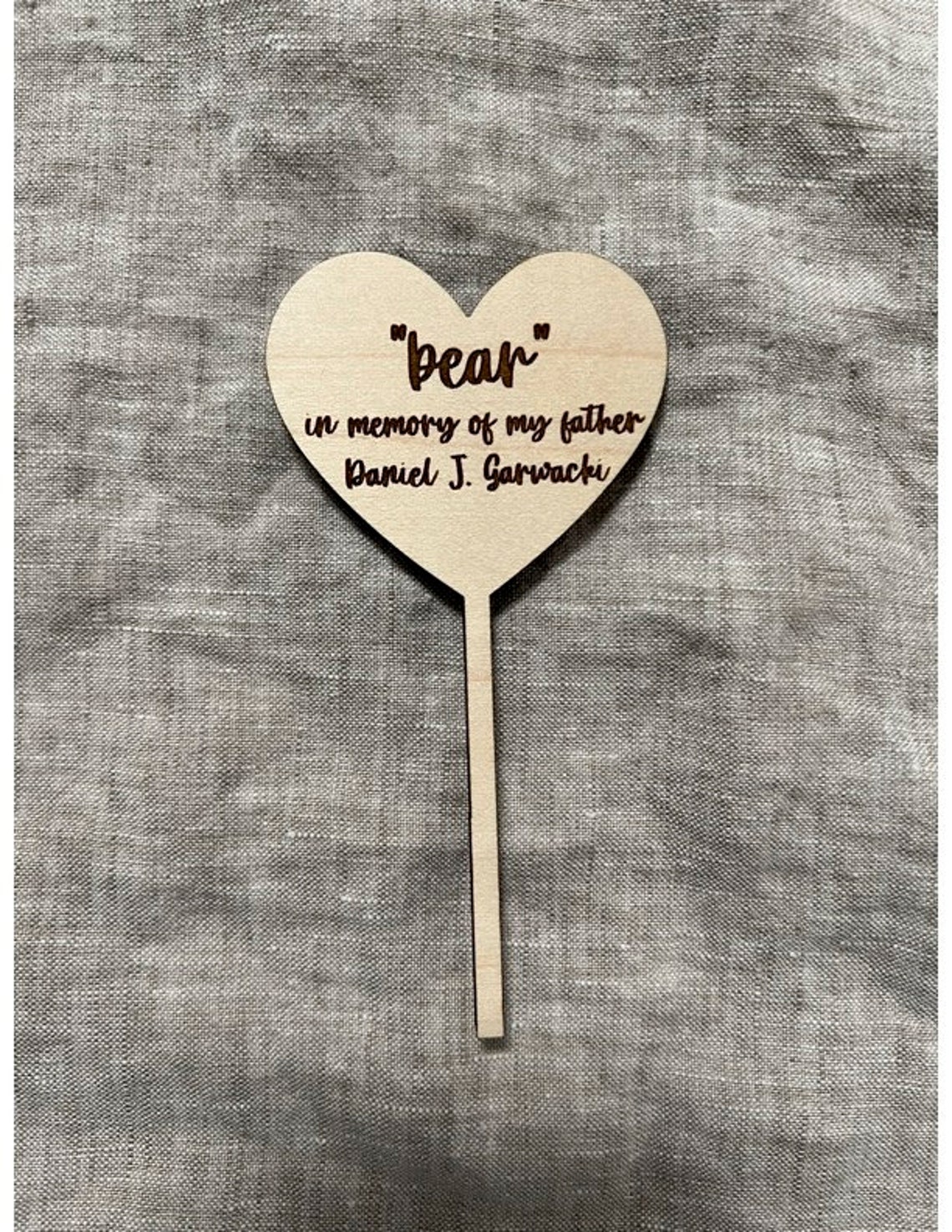 Memorial Plant Label // Memorial Garden Stake // in Memory of Plant ...