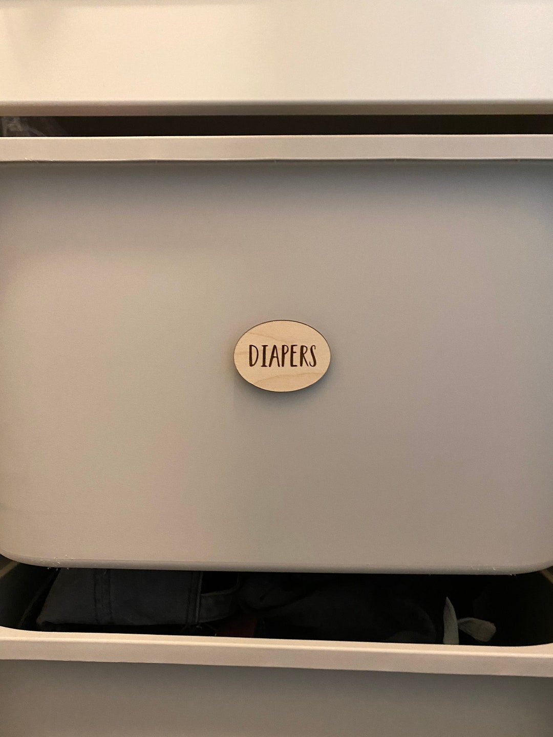 Custom Wooden Kids Labels // Wood Labels for Organizing // Wood Toy Bin ...