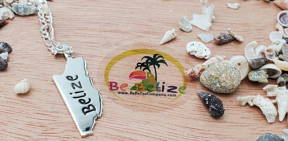 Belize 3d Map Pendant Charm Earrings .925 Sterling Silver - Etsy