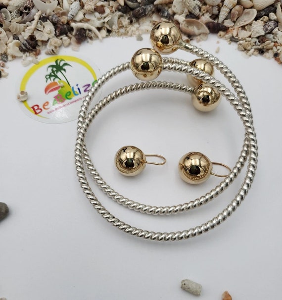 Belizean gold bangles store