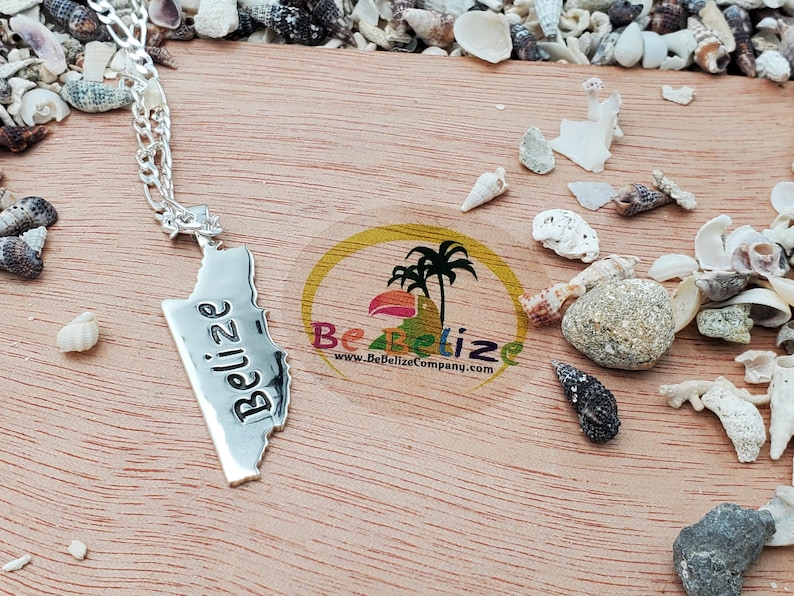 Belize 3d Map Pendant Charm Earrings .925 Sterling Silver - Etsy