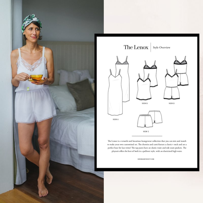 Lingerie Sewing Pattern - Etsy