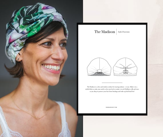 The Madison Turban PDF Sewing Pattern - Etsy
