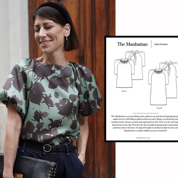 Blouse Pattern Pdf - Etsy