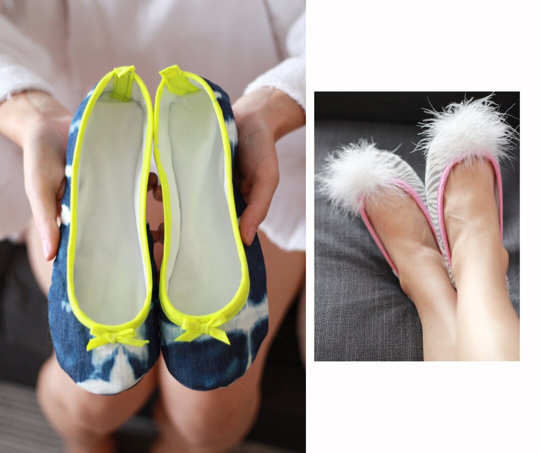 Ballerina Slipper Pattern: PDF Slipper Sewing Pattern for Women - Etsy
