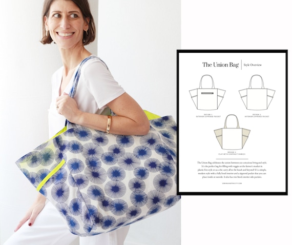 Union Bag PDF Sewing Pattern - Etsy