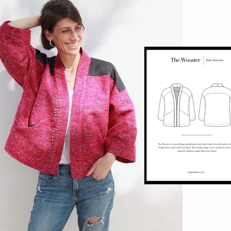 Kimono Jacket Pattern - Etsy