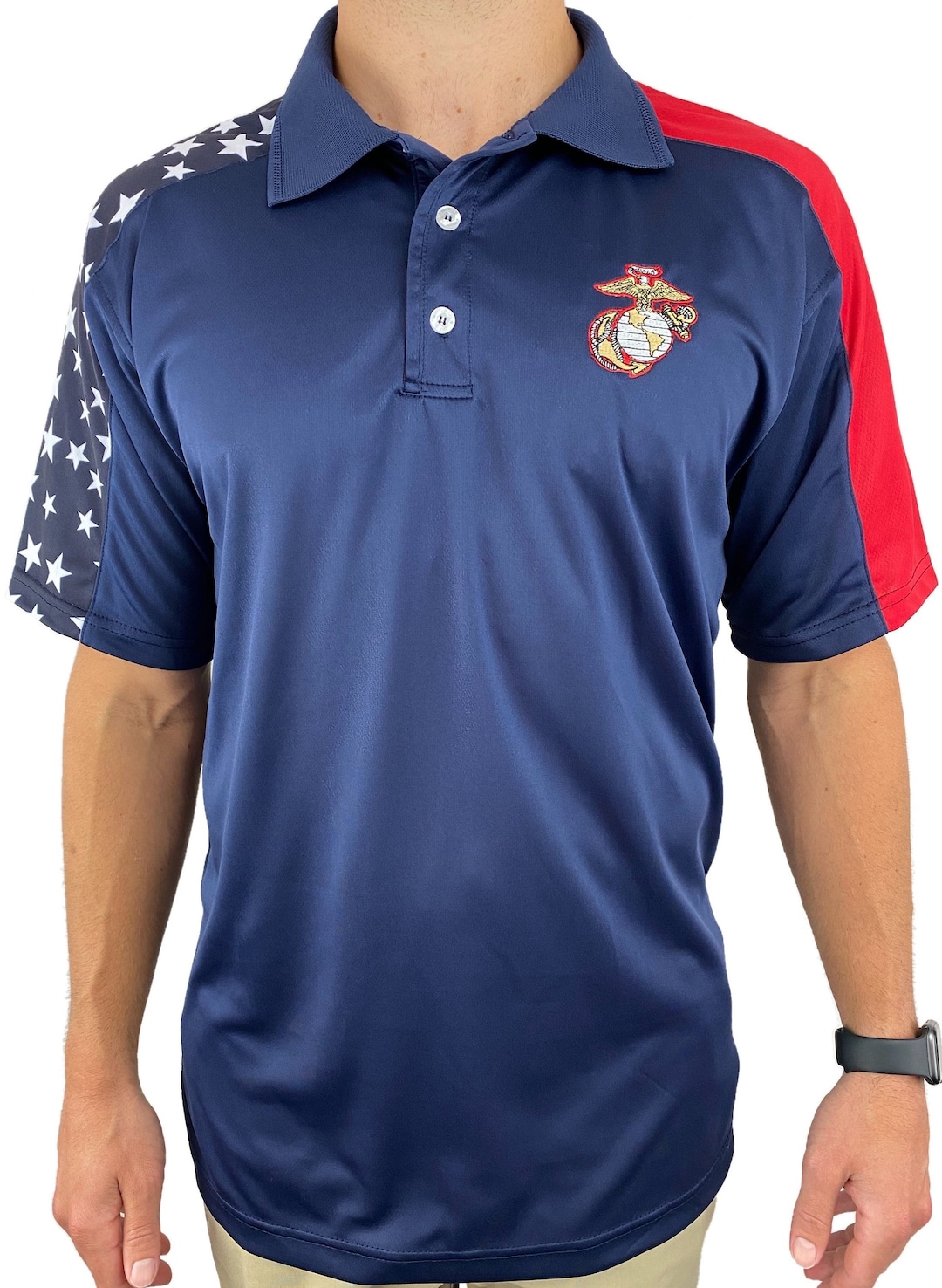 Marines Patriotic Polo Shirt - Etsy