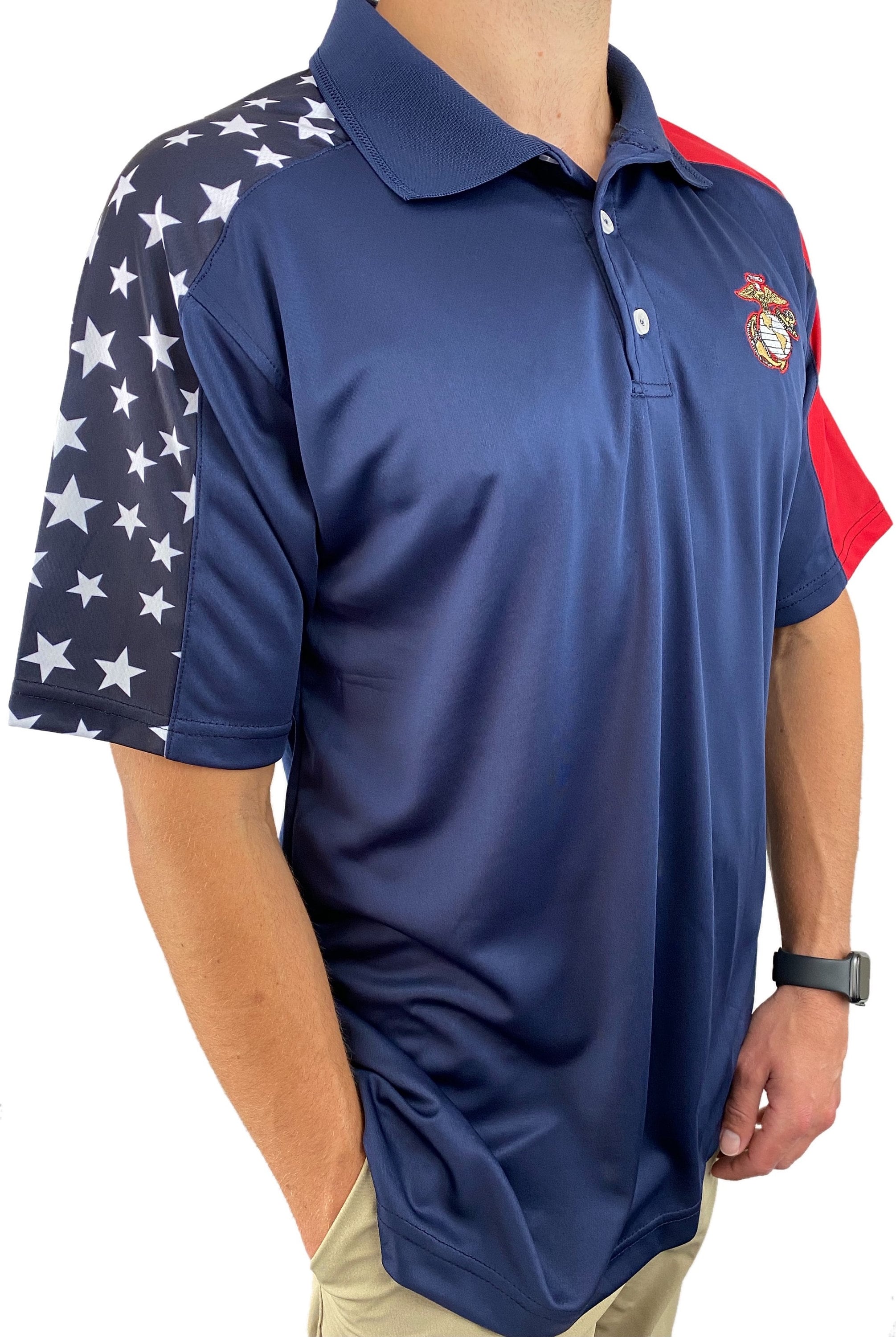 Marines Patriotic Polo Shirt - Etsy
