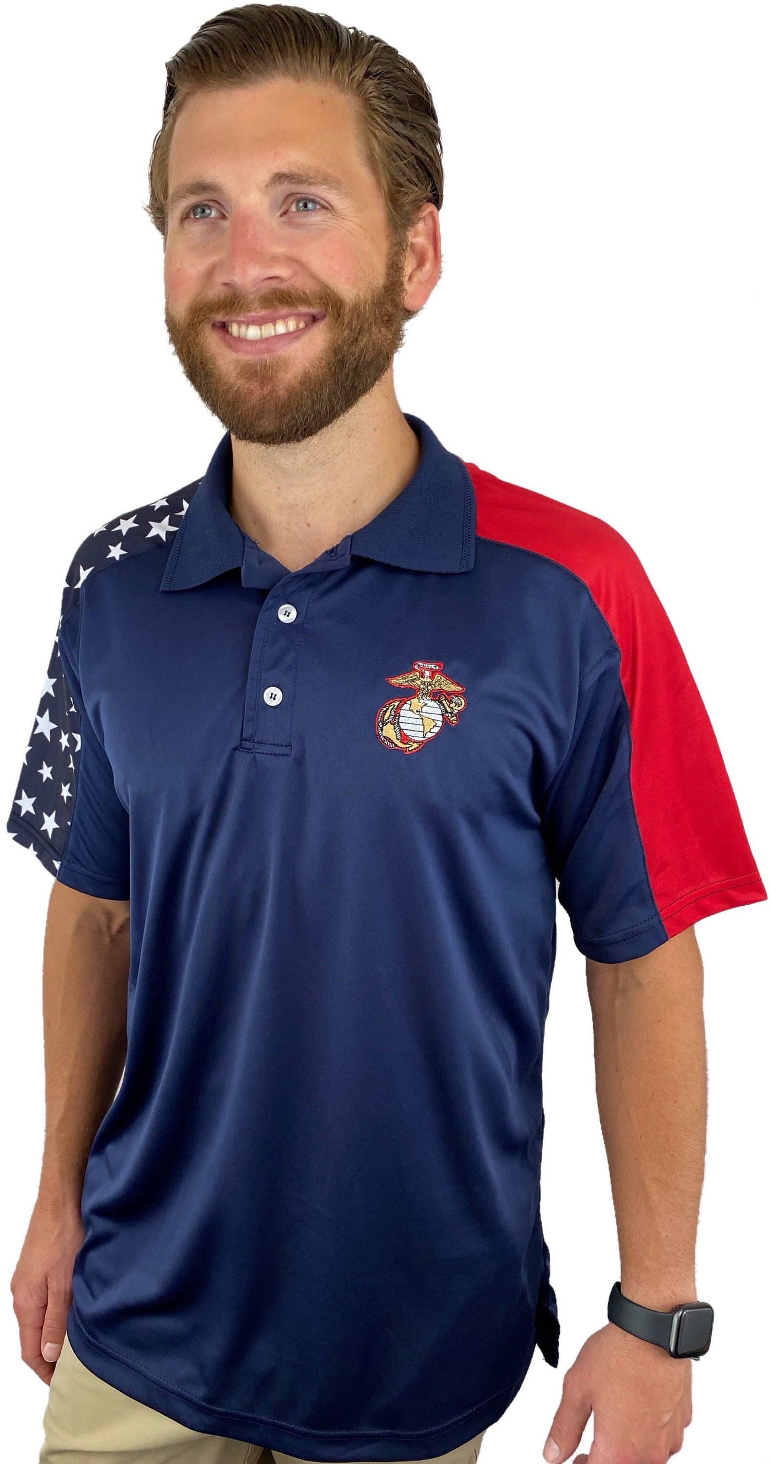 Marines Patriotic Polo Shirt - Etsy