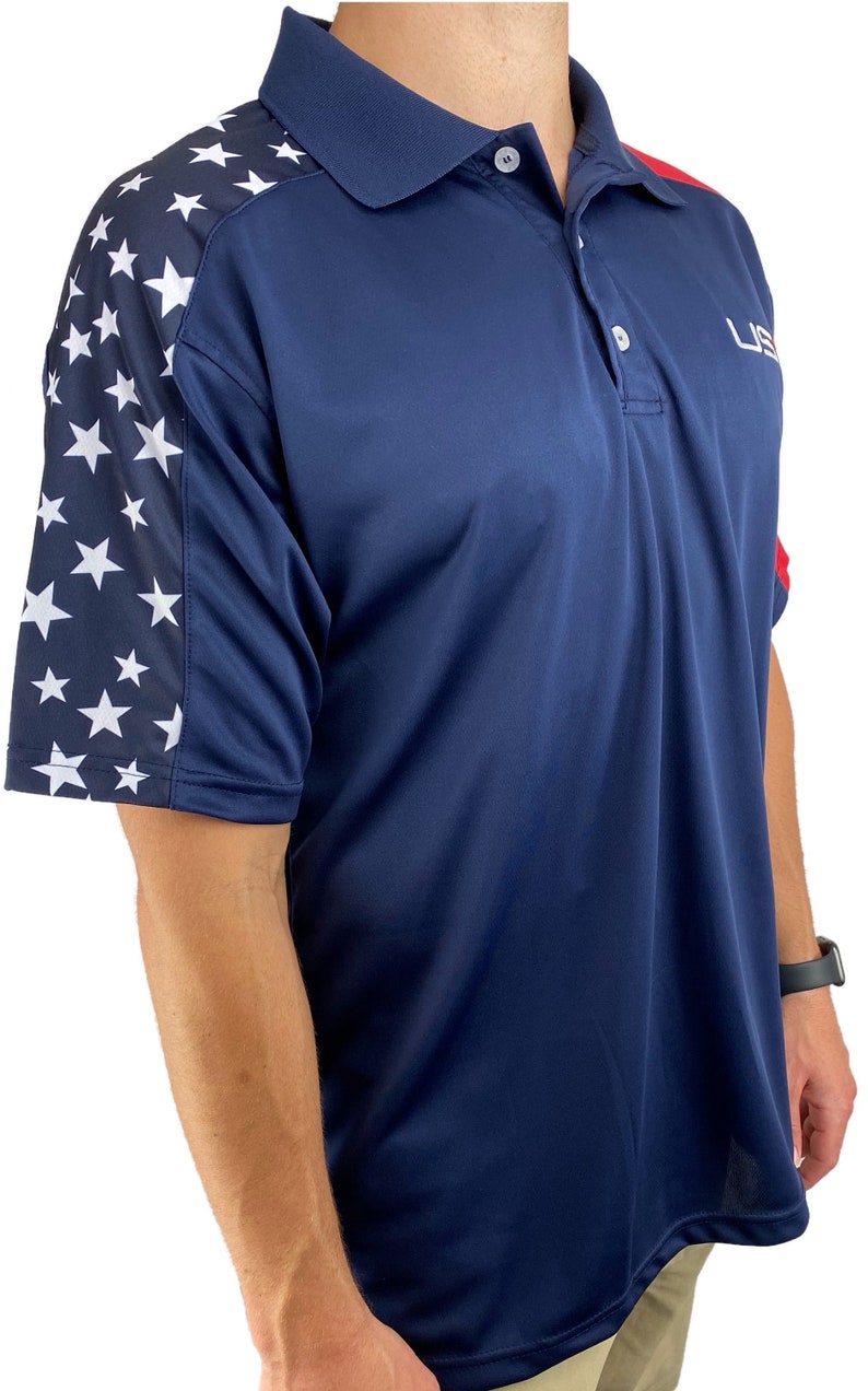 USA Olympic Polo Shirt USA Made - Etsy