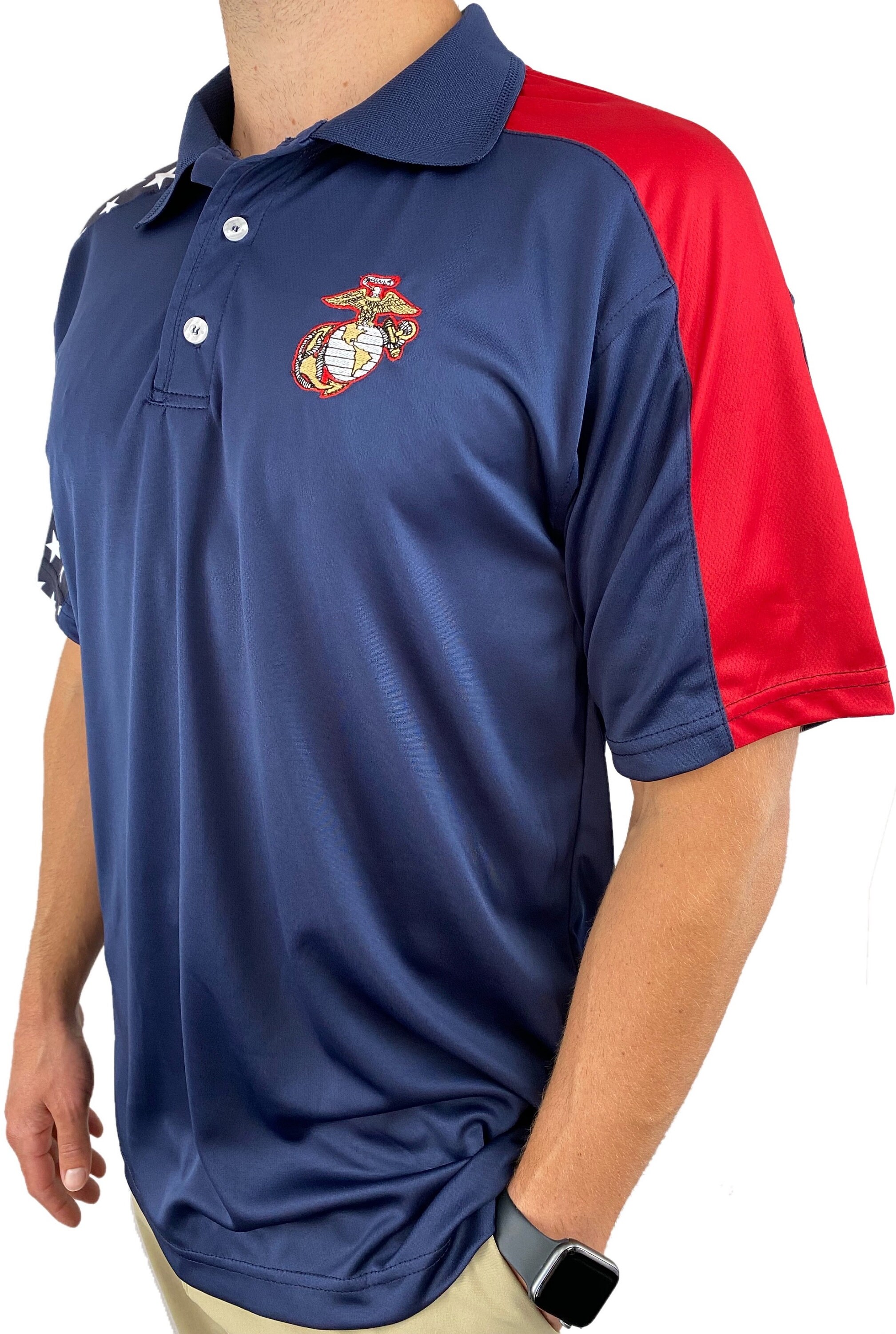 Marines Patriotic Polo Shirt - Etsy