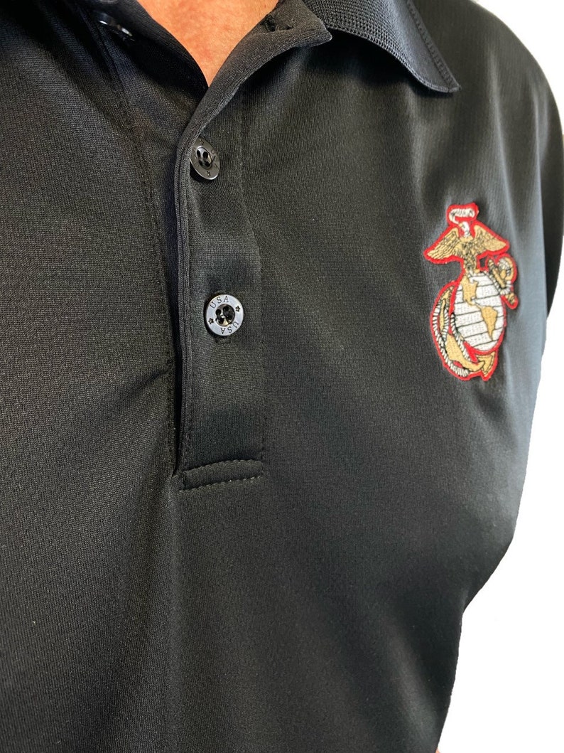 US Marine Corps Polo Shirt - Etsy