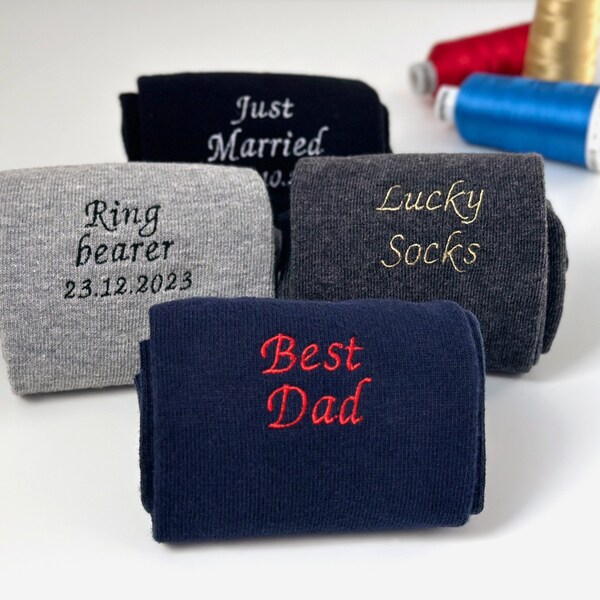 Embroidered Socks - Etsy