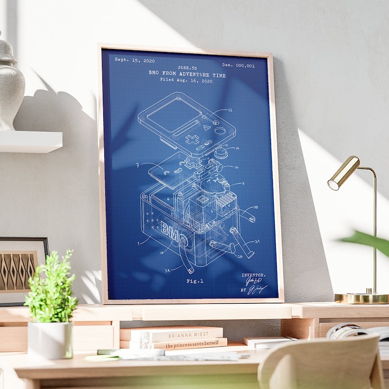 Adventure Time BMO Digital Printable Poster Vintage - Etsy
