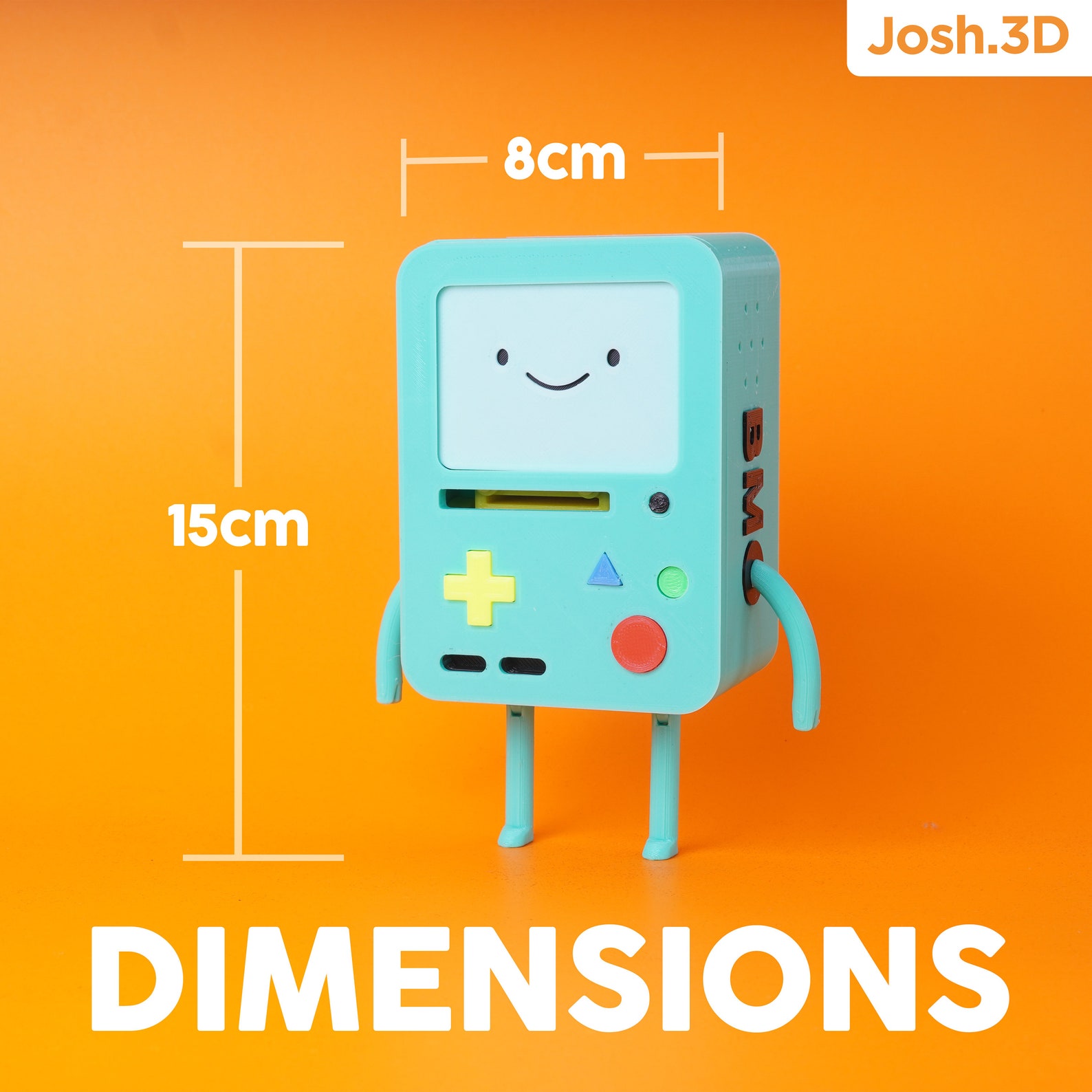 BMO 3D Printed Figure / Art Toy From Adventure Time most - Etsy Canada