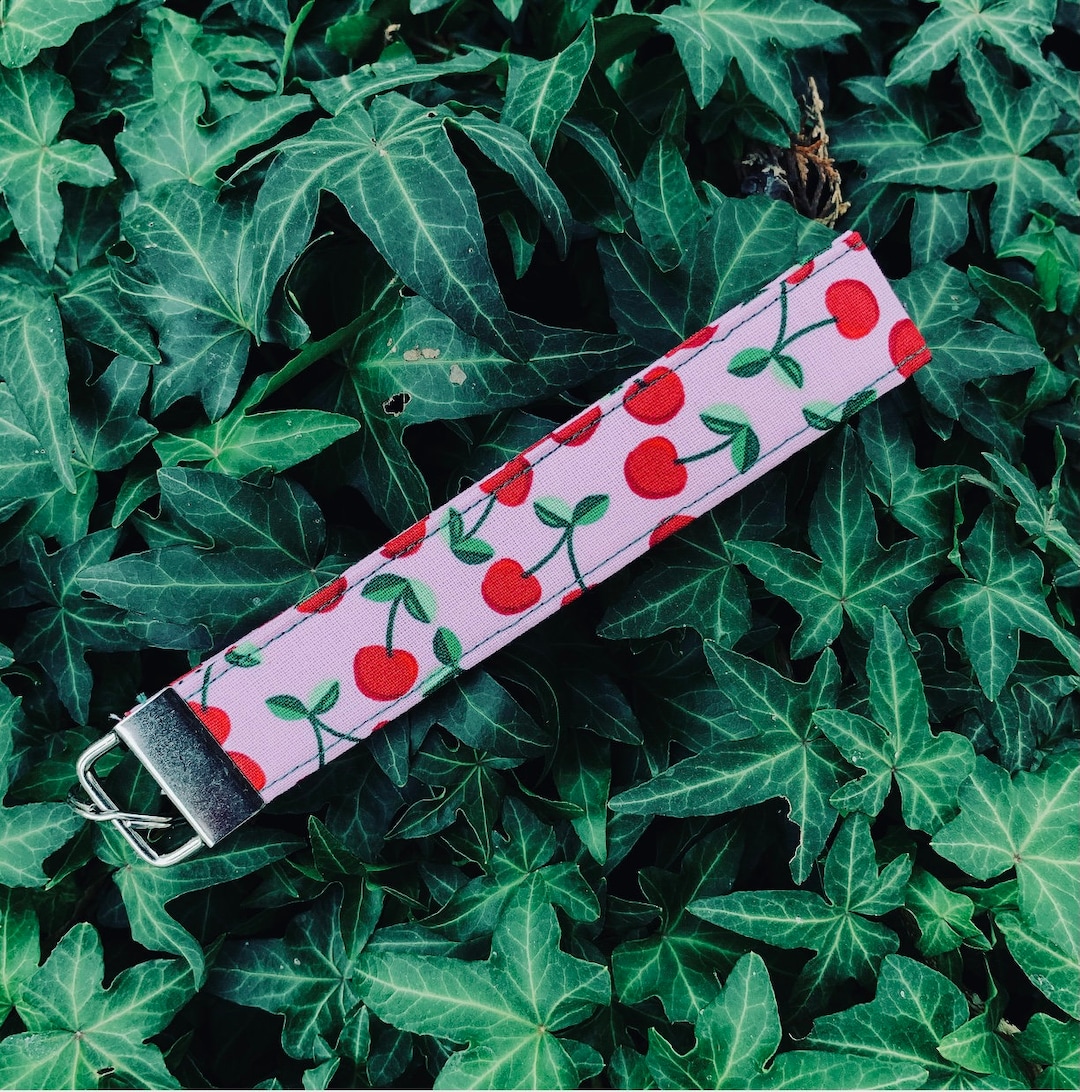 Cherry Key Fob - Lanyards for Keys - Cute Key Chain - Wrist Lanyard - Etsy