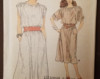 Very Easy Vogue Dress Pattern - Etsy
