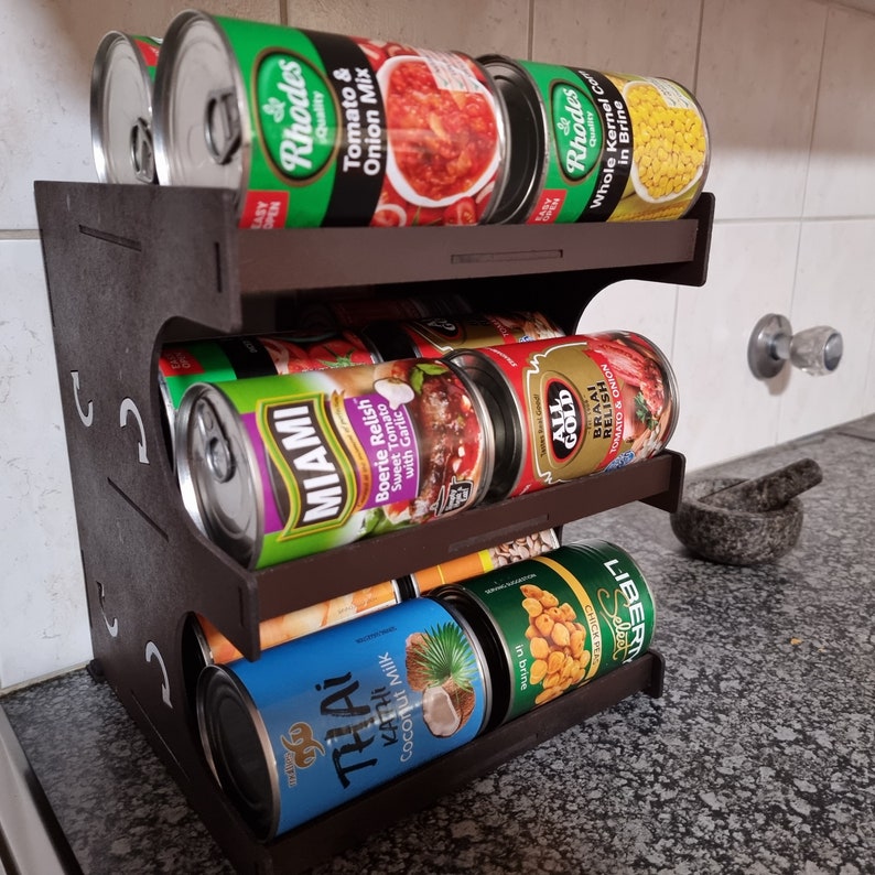 Tin Can Dispenser Rack, Digital Files for Laser Cutting Only. - Etsy