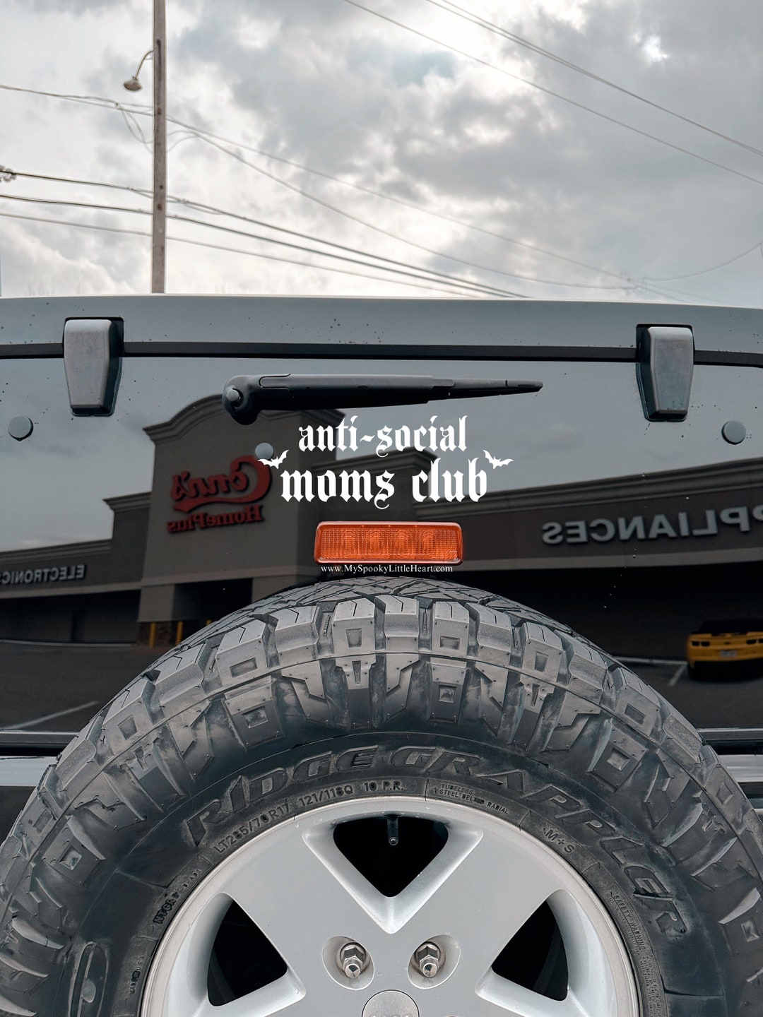Anti Social, Goth Mom, Alternative Mom, Spooky Car Accessories, Goth ...