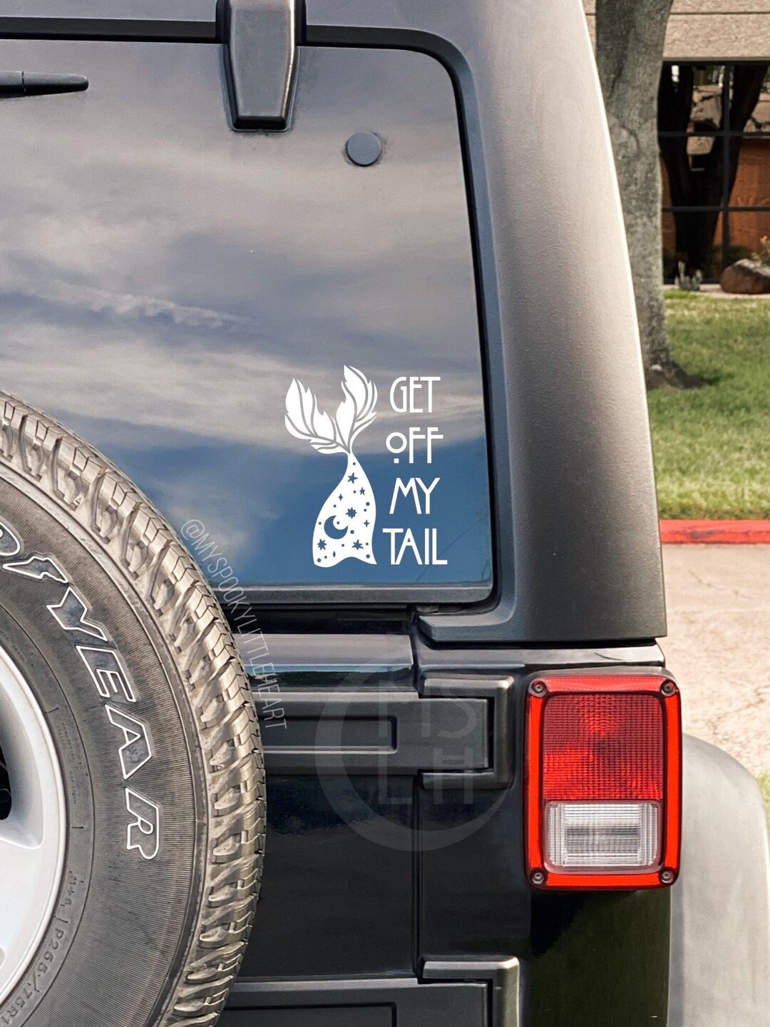 Get off My Tail Decal | Sea Witch | Witchy Decal | Bumper Sticker ...