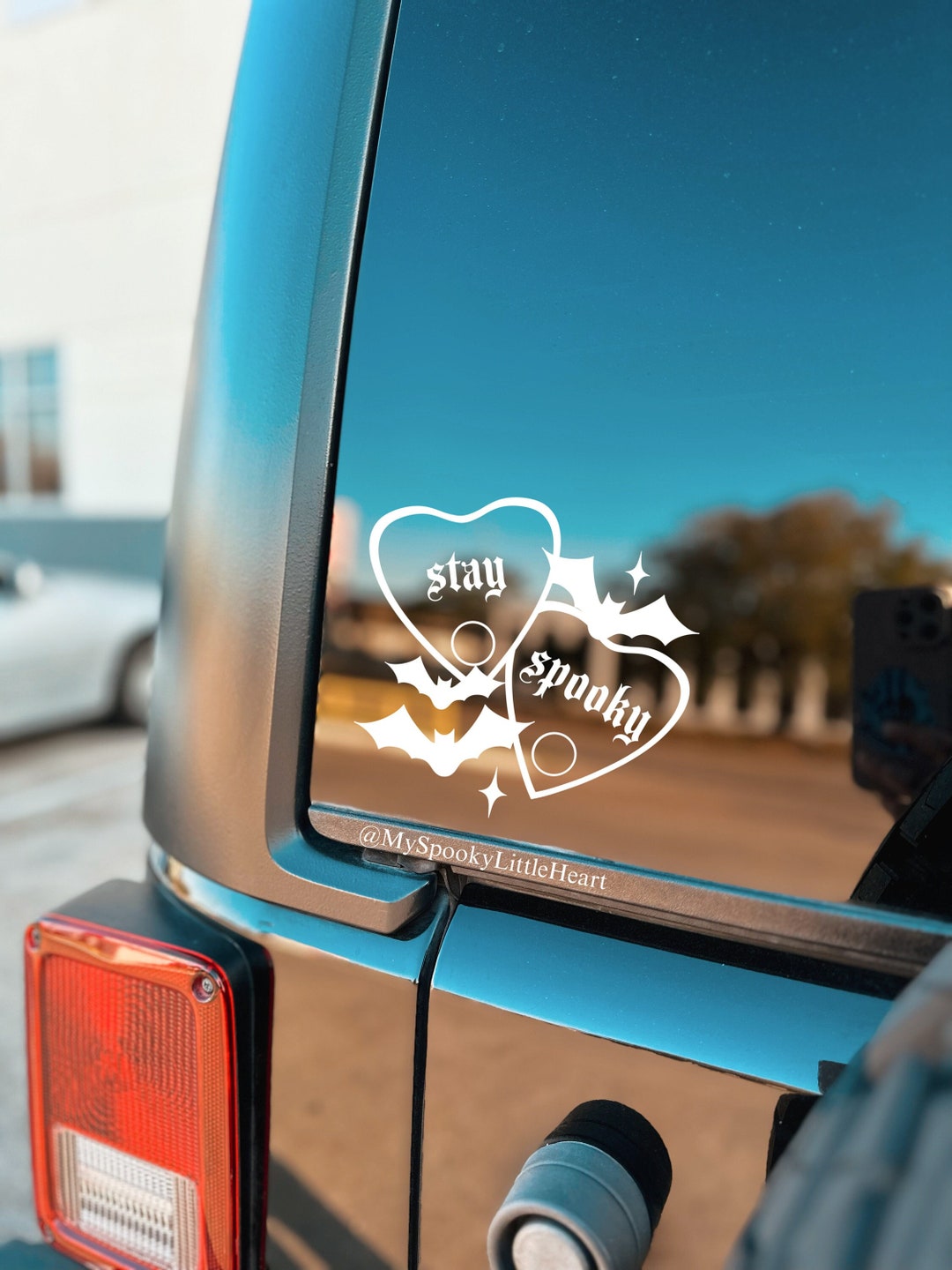 Ouija Planchette Vinyl Decal, Stay Spooky, Bats Decal, Car Decal ...