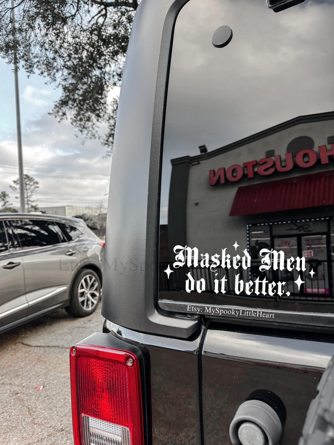 Masked Men Do It Better Car Decal, Fictional Characters, Book Lover ...