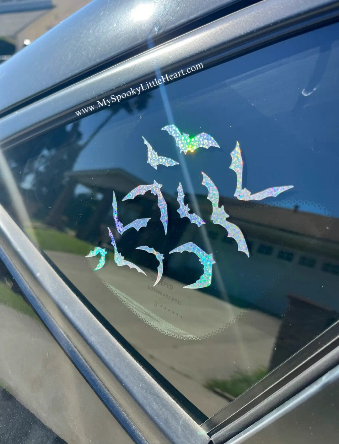 Flying Bats Car Decal | Spooky Halloween Car Sticker | Gothic Vehicle ...