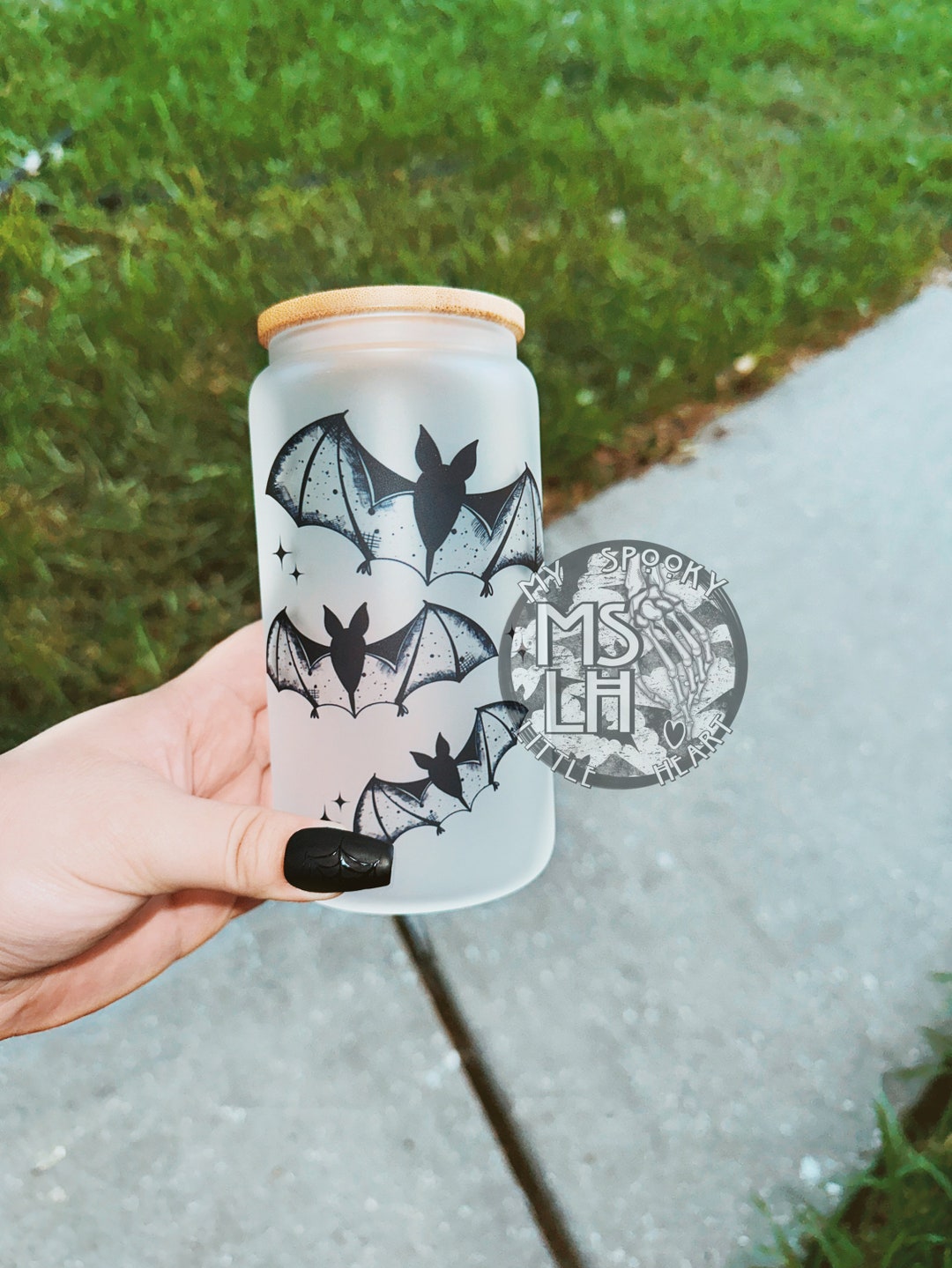 Bats Frosted Cup, Spooky Cup, Goth Cup, Witchy Gift, Its Frickin Bats ...