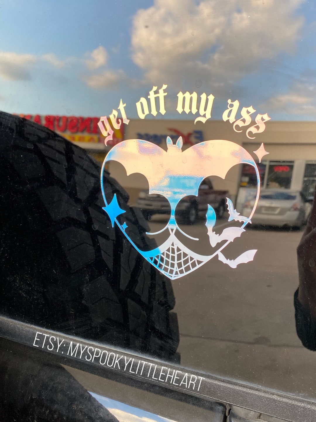 Get off My Ass Decal | Tailgating Decal | Get off My Tail | Batty ...