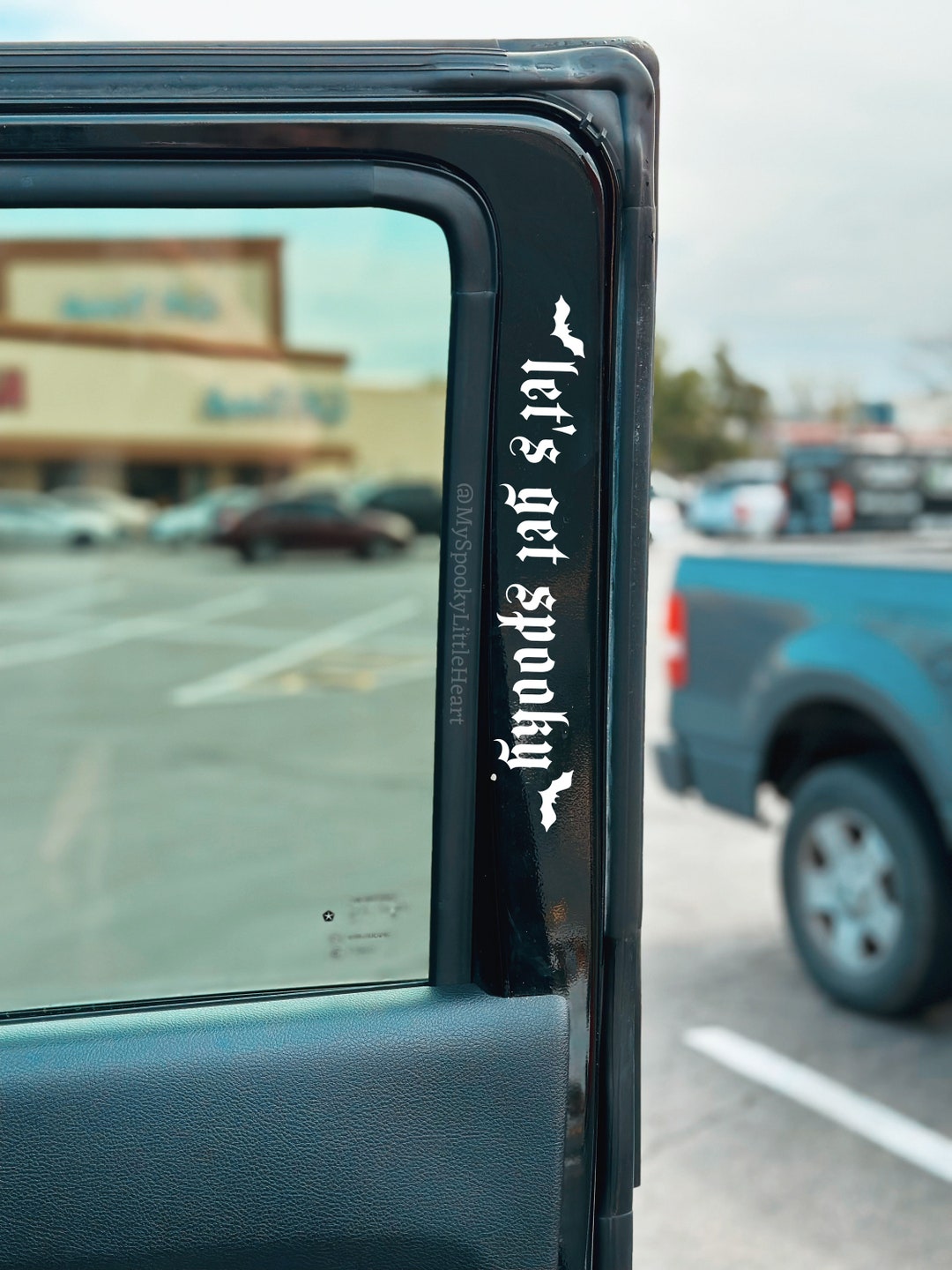 Let's Get Spooky, Spooky Decals, Car Decals, Halloween Car Decals, Door ...