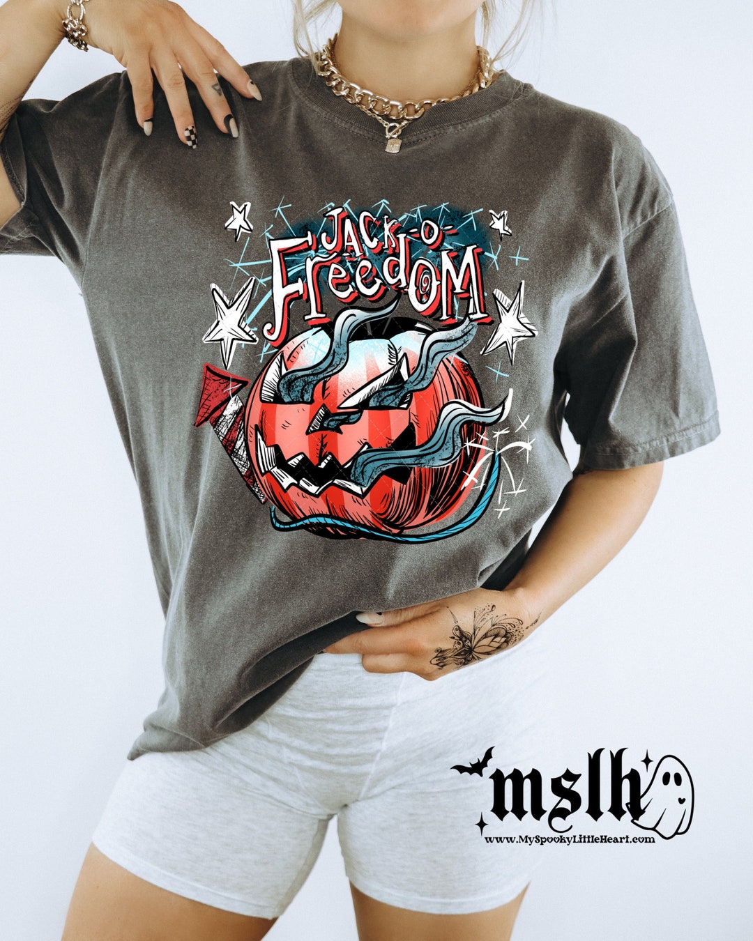 Jack-o-freedom, 4th of July Shirt, Pumpkin 4th of July, Alternative ...