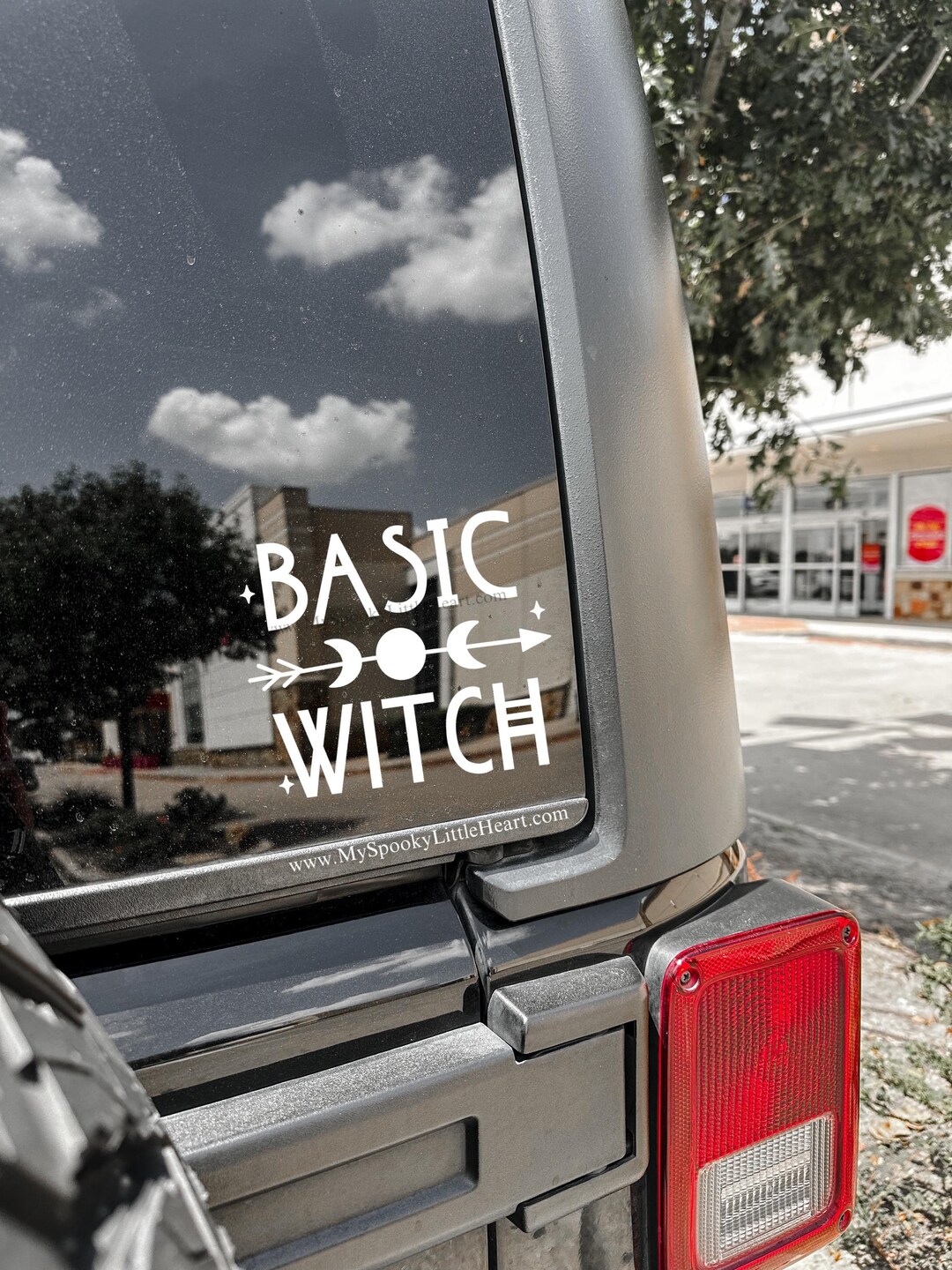 Basic Witch, Car Decal, Witch Decals, Spooky Decals, Witchy Car, Goth ...